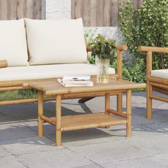 vidaXL Table basse 70x40x35 cm bambou Vidaxl
