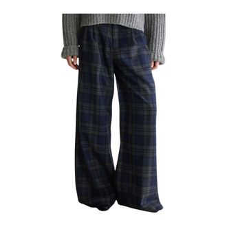 Bellerose Jenoa Weite Hose - - Trousers - Damen - Blau - S