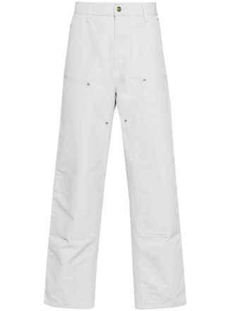 Carhartt Work in Progress pantalon Double Knee à coupe droite - Gris