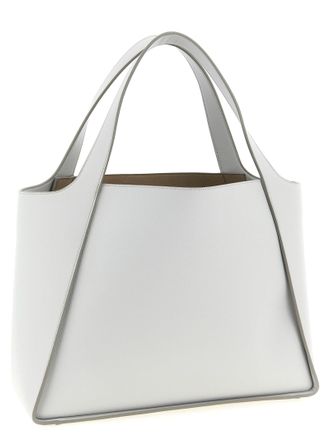 Stella McCartney Logo-Studded Tote Bag - White