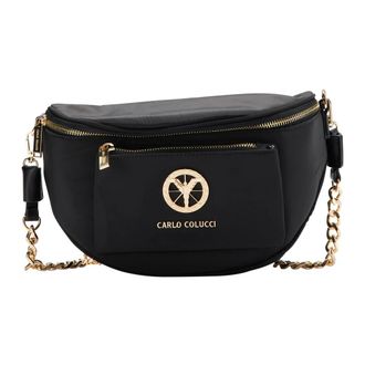 Carlo Colucci Bauchtasche mit Kette Costantini - - Bags - unisex - Schwarzk - ONE SIZE
