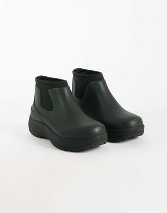 Rains 70310 wasserdichter Gummistiefel in Gr&uuml;n