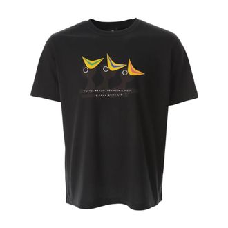 Paul Smith Birds T-shirt - - Tops - Herren - Schwarzk - S