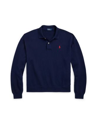 Ralph Lauren COTTON-BLEND FLEECE POLO