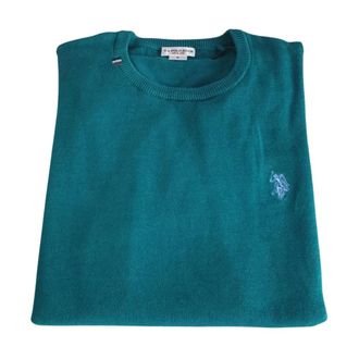 U.S.Polo Association U.s. Polo Assn., Homme, Pulls, Vert, Taille: 3XL Tricots ras du cou