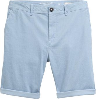 Tom Tailor Herren 1044845 Bermuda Shorts, 38254-Light Blue Minimal AOP, 31