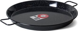 Garcima Paellapfanne für 4 Personen, emailliert, 30 cm 9 personas, 40 cm, Schwarz
