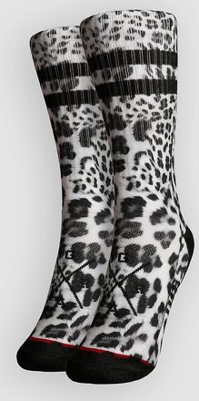 Loose Riders Global Alliance Snow Leopard Socken white black