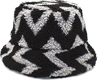 Generic Chapeau de p&ecirc;cheur en laine dagneau dhiver tendance pour homme et femme, gris, Taille unique