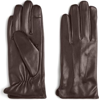 Pieces Pcnellie Leather Smart Glove Noos