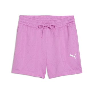 Puma Short 10 cm en jersey &agrave; taille haute PUMA Sport Femme, Accessoires, Rose, XL