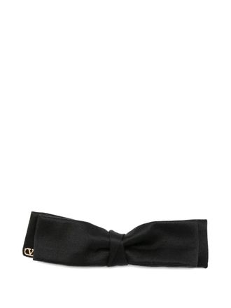Valentino Garavani barrette à noeud - Noir