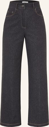 Max Mara Wide Leg Jeans Ribes blau