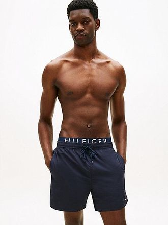 Tommy Hilfiger Short de bain mi-long &agrave; double ceinture