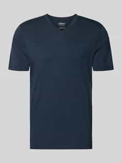 s.Oliver Red Label Regular Fit T-Shirt aus reiner Baumwolle