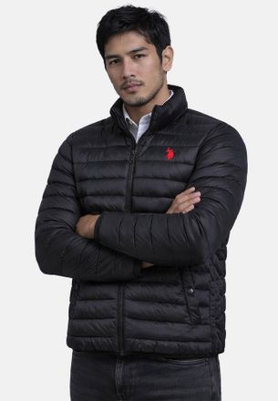 U.S.Polo Association Steppjacke USPhenixx - leicht Herren &Uuml;bergangsjacke mit Rei&szlig;verschluss Leichte Steppjacke mit hohem Kragen und Taschen