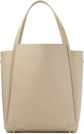 Kazar Femme, Sacs, Beige, Taille: ONE Size Grand sac &agrave; bandouli&egrave;re cr&egrave;me avec deux poign&eacute;es