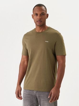 HUGO BOSS T-Shirt Dero222 50466158 Khakifarben Regular Fit