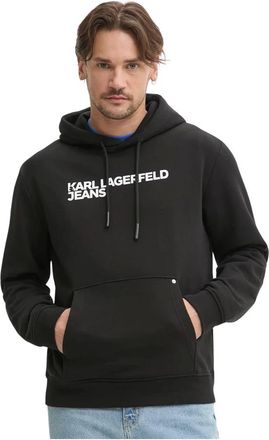 Karl Lagerfeld Herren, Sweatshirts & Hoodies, Schwarzk, 2XLGr&ouml;&szlig;e