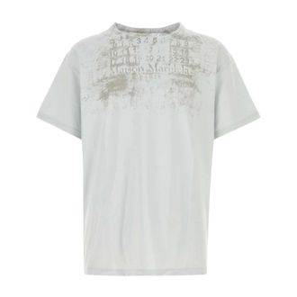Maison Margiela Baumwoll-T-Shirt - - Tops - Herren - Wei&szlig; - M