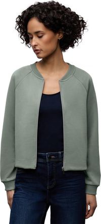 Street One Damen Silk-Look Jacke mit Zipper