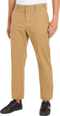 Tommy Hilfiger Pantalon Homme Essential Twill Chino Regular Fit, Vert (Classic Khaki), 32W/34L