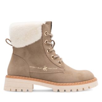 Beverly Hills Polo Club Schn&uuml;rstiefeletten Beverly Hills Polo Club CS6135-02 Beige