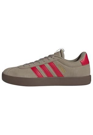 adidas Vl Court 3.0 Chaussures pour homme, Blanch Cargo/Rubis pur/doré métallisé, 42 EU
