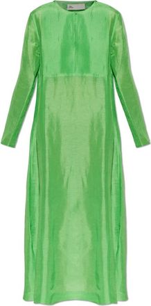 Tory Burch Femme, Robes, Vert, Taille: 40 FR Robe &agrave; manches longues