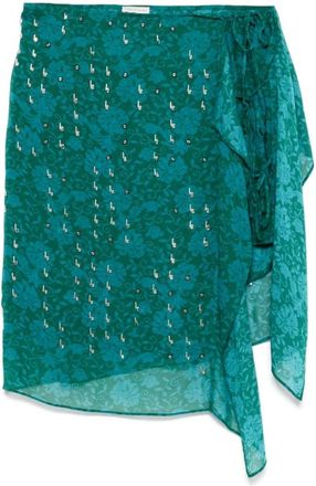 Dries Van Noten Femme, Jupes, Bleu, Taille: 42 FR Short Skirts
