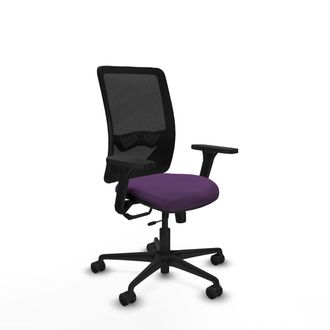 Piqueras y Crespo Zulema Home Office Schreibtischstuhl mit 3D-Armen, h&ouml;henverstellbare Lendenwirbelst&uuml;tze, ausgestattet mit Syncro/Traslack und Schneidschaum, mit Rolle