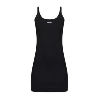 Versace Lingerie Slip-Kleid mit Schulterriemen - - Dresses - Damen - Schwarzk - L