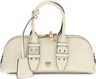 Pinko Pinko, Femme, Sacs, Blanc, Taille: ONE Size Bowling Horizontal