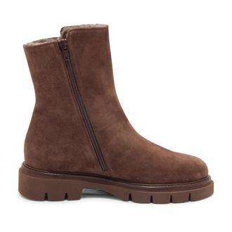 Luca Grossi Wildleder/Pelzstiefel mit Quinoa Sensory - - Shoes - Damen - Braun - 37 EU