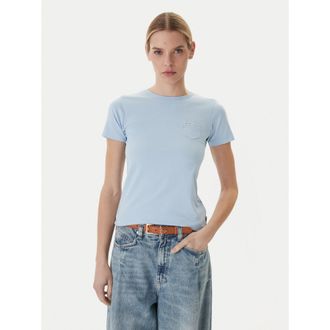 Guess T-Shirt W5RI52 J1314 Himmelblau Regular Fit