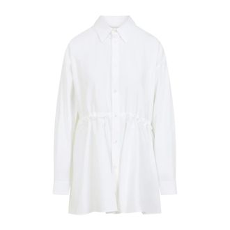 Balenciaga Hourglass Hemdblusenkleid - - Blouses & Shirts - Damen - Wei&szlig; - XS
