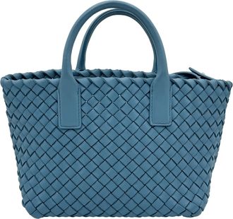 Bottega Veneta Crossbody Bags - Bottega Veneta Mini Cabat - Green - Gr. unisize - in Blau - f&uuml;r Damen