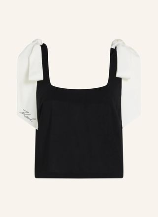 Karl Lagerfeld Top schwarz