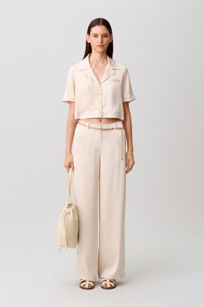 Claudie Pierlot Chemise satin&eacute;e