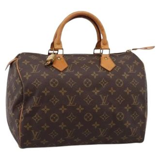 Louis Vuitton Sac &agrave; main Speedy 30 Pre-owned - Femme - Pre-owned - Brun - Taille: ONE Size