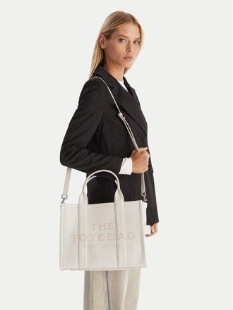 Marc Jacobs Handtasche The Leather Medium Tote H004L01PF21 &Eacute;cru