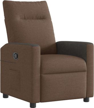 vidaXL Relaxsessel Braun Stoff Vidaxl