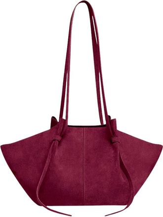 Yuzefi Femme, Sacs, Violet, Taille: ONE Size Mochi Suede Shoulder Bag