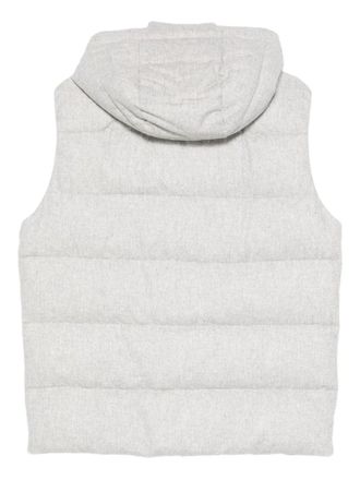 PESERICO Womens Hooded Quilted Gilet Aw25 M