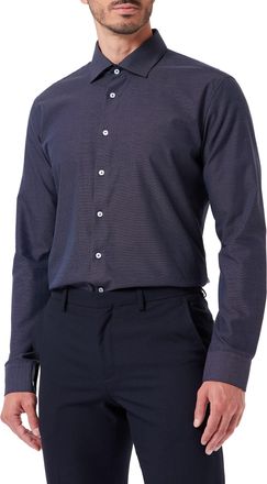 Seidensticker Herren Business Hemd, blau, 36