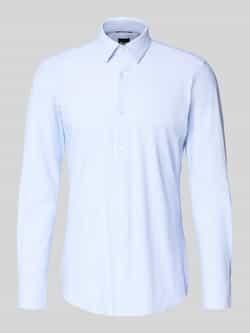 HUGO BOSS Slim Fit Businesshemd mit Allover-Muster Modell HANK