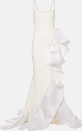 SAFiYAA Robe Yana aus Cr&ecirc;pe und Organza