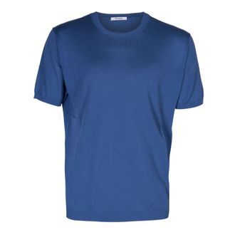 KANGRA Homme, Tops, Bleu, Taille: 3XL Pull col rond homme en soie et coton