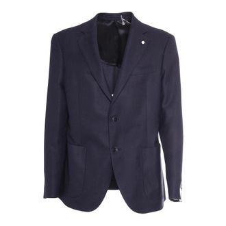 Luigi Bianchi Mantova Blazer - - Jackets - Herren - Blau - L