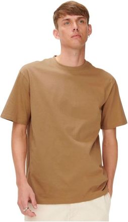 Only & Sons Fred Relax SS TEE - - Tops - Herren - Braun - L